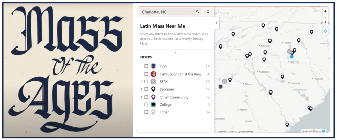 Find a Latin Mass – Charlotte Latin Mass Community